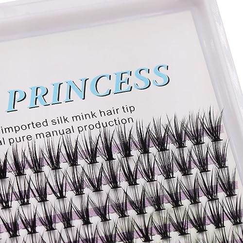 Bodermincer 20 Root Thickness 0.07mm C Curl 3D Individual Eyelashes Extension Soft Black Fake False Eye Lashes Tools (10mm)