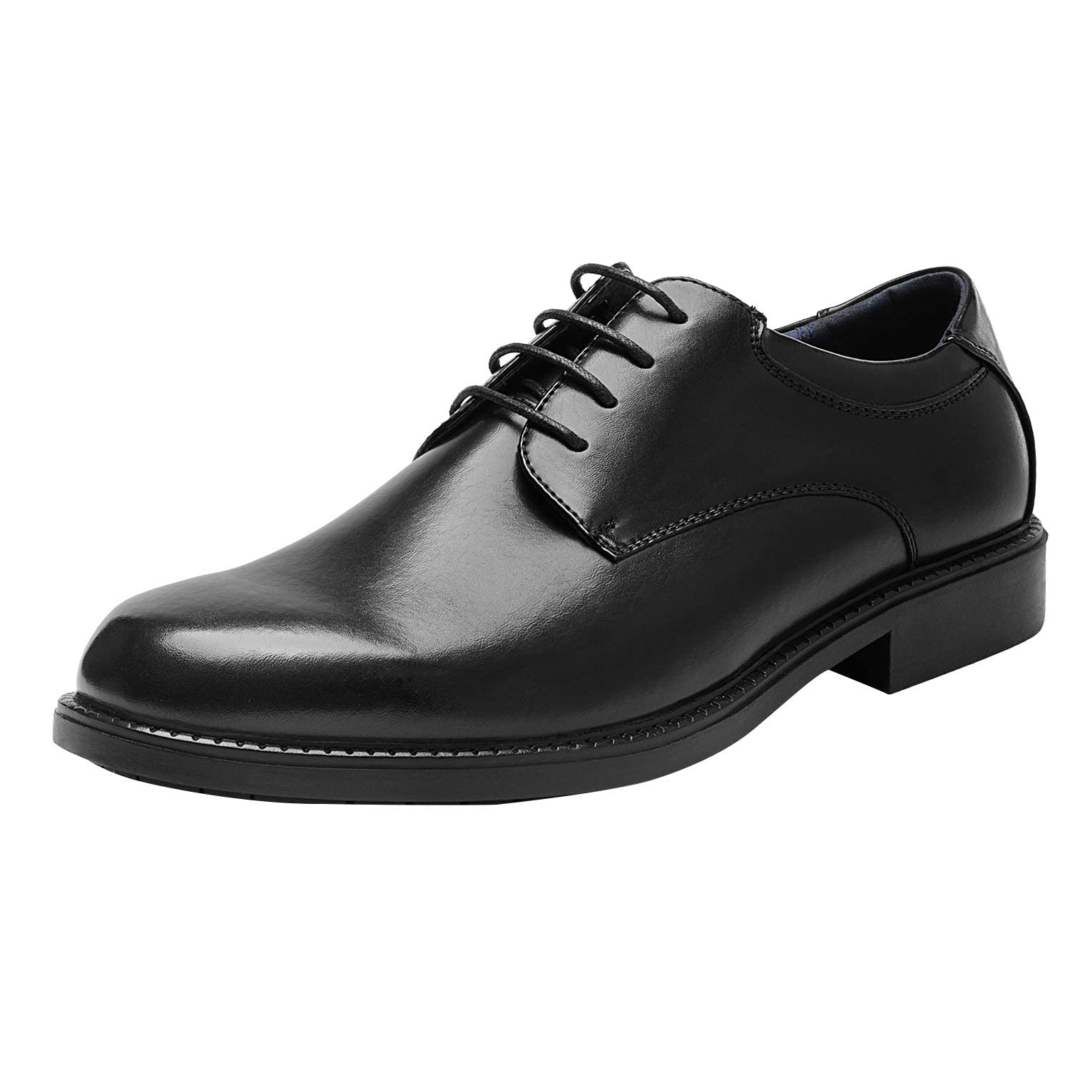 Bruno Marc Men's Downing-02 Black Leather Lined Dress Oxford Shoes Classic Lace Up Formal Size 12 M US