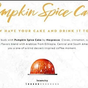 Nespresso Vertuoline Pumpkin Spice Coffee Cake Pods