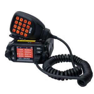 btech uv-25x2 (second gen.) mini mobile 25 watt dual band base, mobile radio: vhf, uhf amateur (ham)