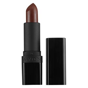 avon true color perfectly matte lipstick (chocolate crush)