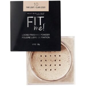 Maybelline Fit Me Loose Setting Powder, Face Powder Makeup & Finishing Powder, Fair Light, 1 Count