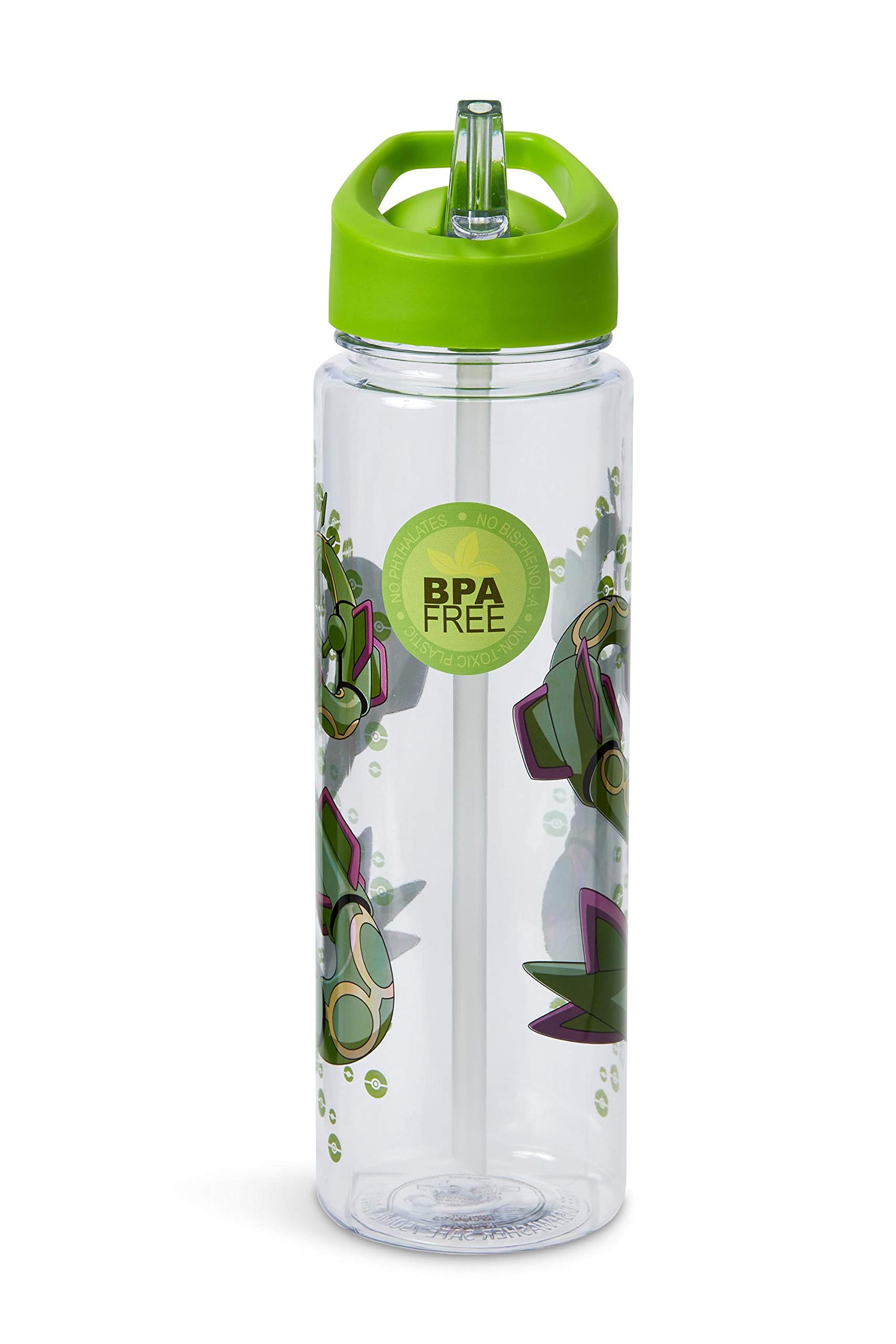 Pokemon Rayquaza 16oz Water Bottle - BPA-Free Reusable Drinking Bottles