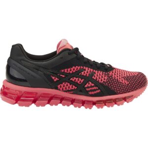 ASICS Women's Gel-Quantum 360 Knit Running Shoes, 8, Peach/Black/Onyx