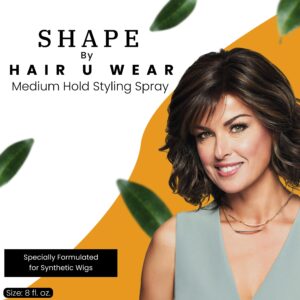 HairUWear"Shape" Medium Hold Styling Spray for Wigs & Hair Extensions 8 Ounce