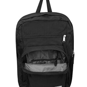 Everest Multi-Compartment Daypack with Laptop Pocket, Black, One Size