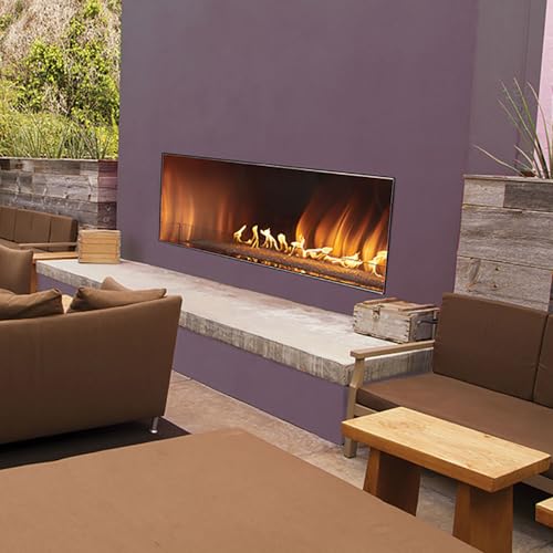 Empire Outdoor 60" SS Manual Ignition Linear Fireplace - Natural Gas