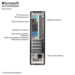 DELL Optiplex 790 DT High Performance Premium Business Desktop Computer (Intel Quad-Core i5-2400 up to 3.4GHz, 8GB DDR3 RAM, 2TB HDD, DVDROM, WiFi, Windows 10 Pro) (Renewed)']