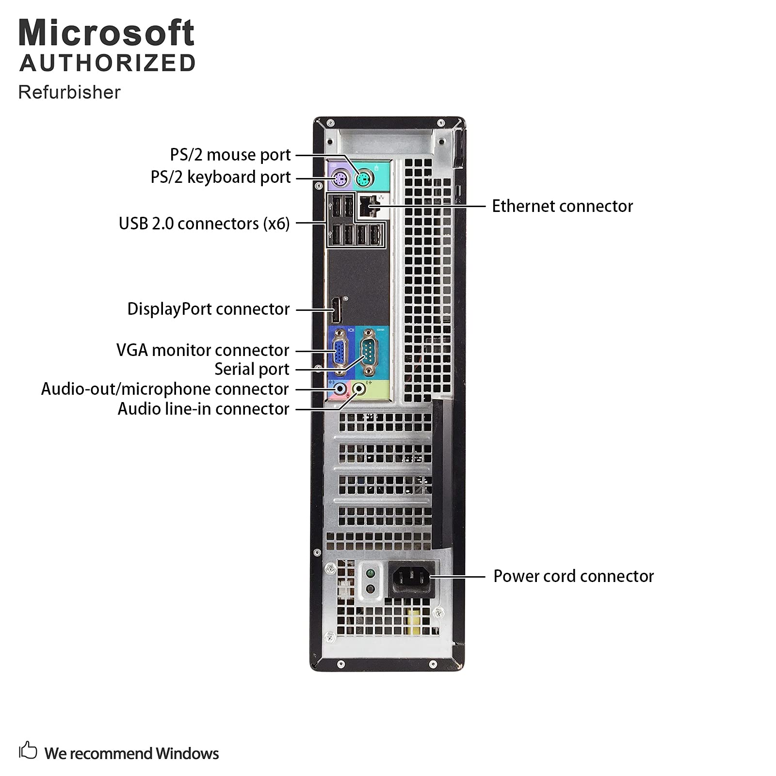 DELL Optiplex 790 DT High Performance Premium Business Desktop Computer (Intel Quad-Core i5-2400 up to 3.4GHz, 8GB DDR3 RAM, 2TB HDD, DVDROM, WiFi, Windows 10 Pro) (Renewed)']