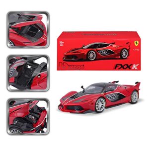 Bburago 18-16907RD Signature 1/18 Scale Diecast - 18-16907 Ferrari FXX K Supercar Red, Multicolor