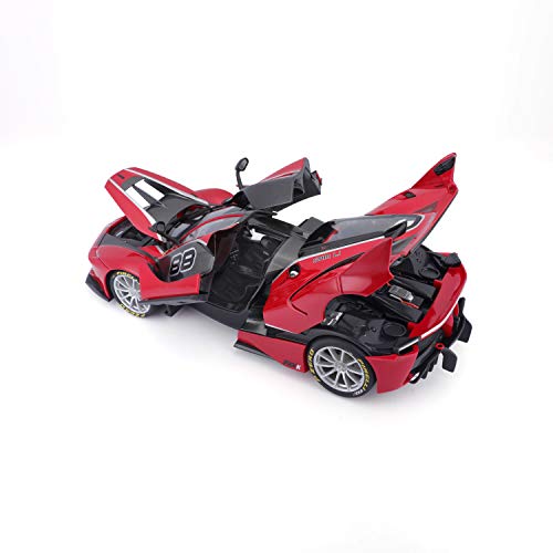 Bburago 18-16907RD Signature 1/18 Scale Diecast - 18-16907 Ferrari FXX K Supercar Red, Multicolor