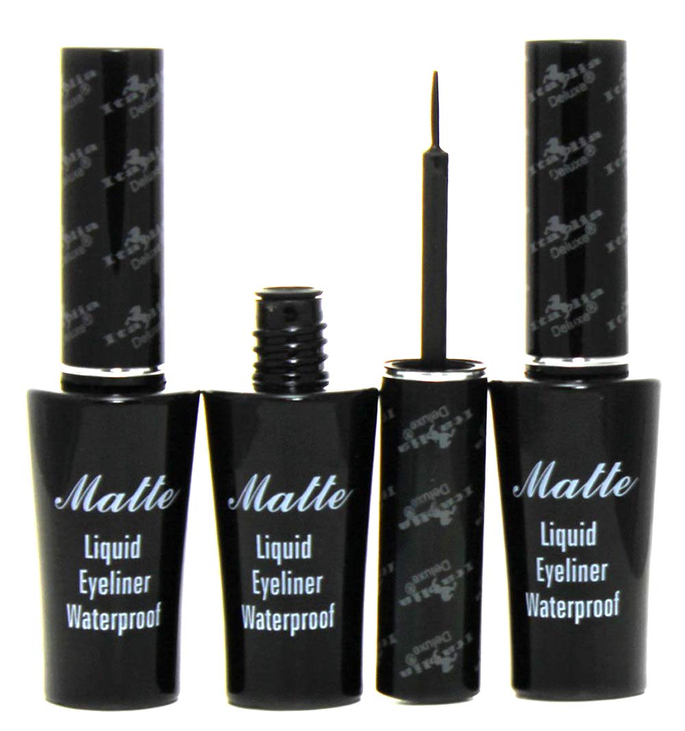 Italia Deluxe Matte Liquid Eyeliner Waterproof (3pcs)