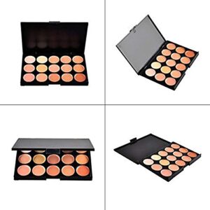 Vodisa 15 Color Ultra Contour Kit-Face Contouring and Highlighter Palette-Beauty Cosmetics Cream Makeup Blemish Concealer Palette