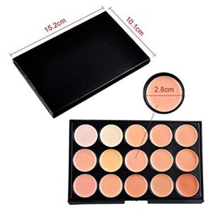 Vodisa 15 Color Ultra Contour Kit-Face Contouring and Highlighter Palette-Beauty Cosmetics Cream Makeup Blemish Concealer Palette