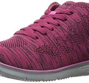 Propét Women's TravelFit Hi Walking Shoe, Berry, 6 2E US