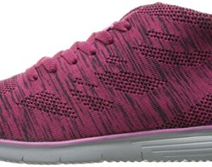 Propét Women's TravelFit Hi Walking Shoe, Berry, 6 2E US