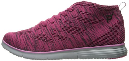 Propét Women's TravelFit Hi Walking Shoe, Berry, 6 2E US