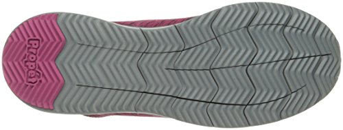 Propét Women's TravelFit Hi Walking Shoe, Berry, 6 2E US