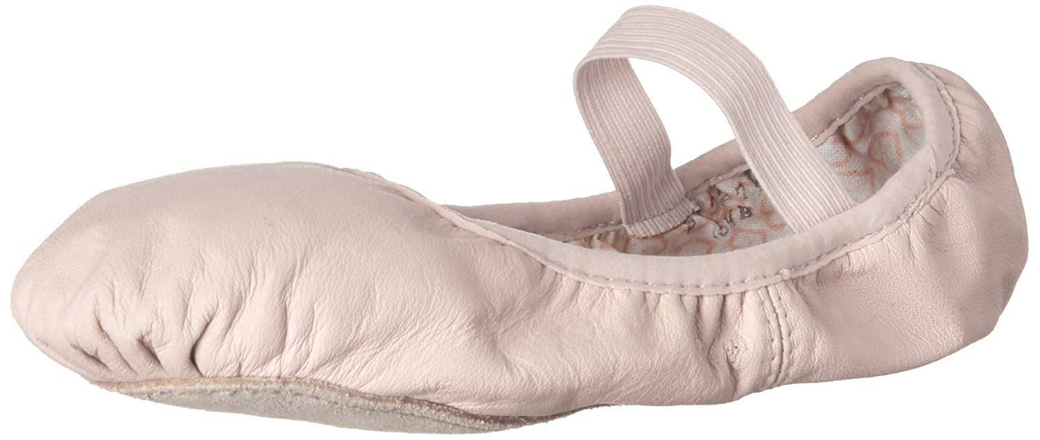 Bloch Women's Dance Belle Full-Sole Leather Ballet Shoe/Slipper, Theatrical Pink, 8 C US