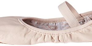 Bloch Women's Dance Belle Full-Sole Leather Ballet Shoe/Slipper, Theatrical Pink, 3 C US