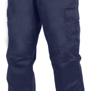 Rothco Relaxed Fit Zipper Fly BDU Pants, Navy Blue, XL