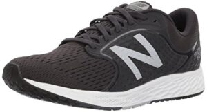 new balance women's fresh foam zante v4 running shoe, black/phantom/silver metallic, 9 m us