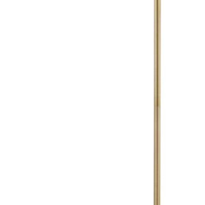 Pacific Coast Lighting Zella Adjustable Height Brass Downbridge Floor Lamp