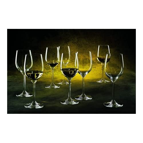 Riedel Wine Series Viognier/Chardonnay Glass, Set of 4 Bundle with Wine Pourer and Stopper (3 Items)