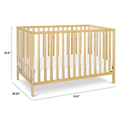 DaVinci Union 4-in-1 Convertible Crib in Natural, Greenguard Gold Certified, 1 Count (Pack of 1)