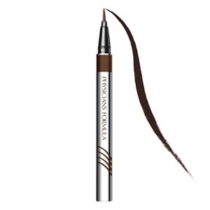 physicians formula eye booster, lash-enhancing 2-in-1 eyeliner serum, dermatologist approved, hypoallergenic, cruelty-free & vegan - deep brown