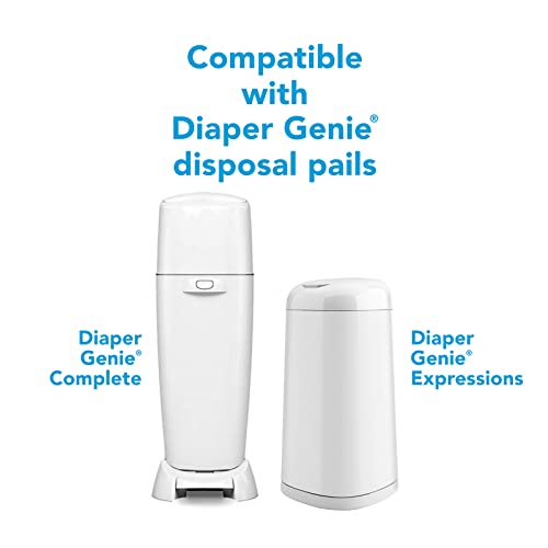 Amazon Brand - Mama Bear Diaper Pail Refills for Genie Pails, Unscented, 270 Count (Pack of 1)