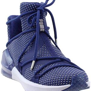 PUMA Womens Fierce Rope Velvet VR Cut Out Mesh Trainers Blue 7 Medium (B,M)