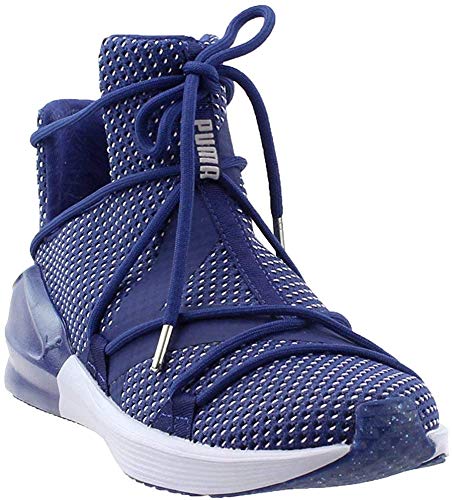 PUMA Womens Fierce Rope Velvet VR Cut Out Mesh Trainers Blue 7 Medium (B,M)