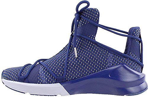 PUMA Womens Fierce Rope Velvet VR Cut Out Mesh Trainers Blue 7 Medium (B,M)