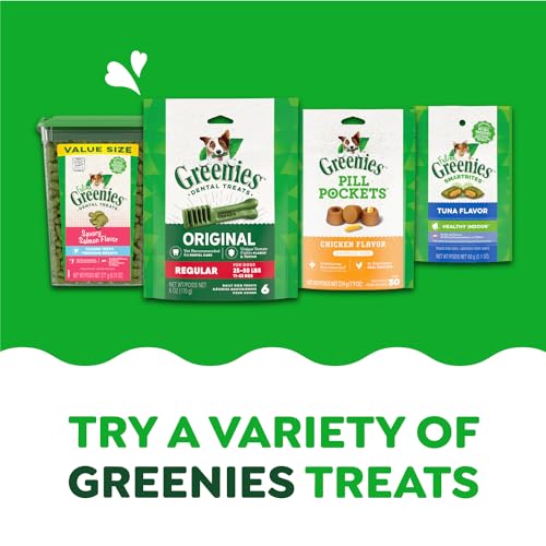 Greenies Original Teenie Natural Dental Care Dog Treats, 72 oz. Pack (260 Treats)