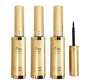 italia deluxe perfect liquid eyeliner waterproof 3pc set