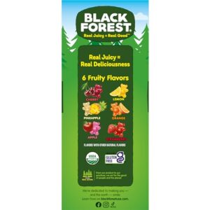 Black Forest Organic Gummy Bears Candy, 0.8 Ounce Pouches (65 Count)