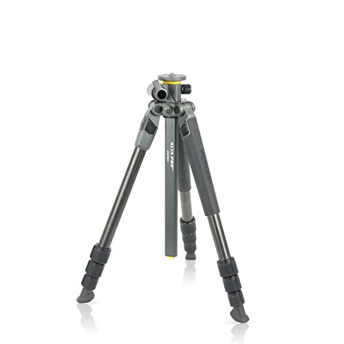 VANGUARD Alta Pro 2+ 264CT Carbon Fiber Tripod, Multi-Angle Center Column, for Sony, Nikon, Canon DSLR Cameras, Gray