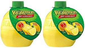 realemon 100% lemon juice (pack of 2) 2.5 oz. each