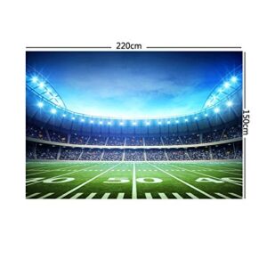 HUAYI Football Field Backdrop Newborn Photography Props Photography Background Baby Photo Studio Props 5x7ft YJ-024