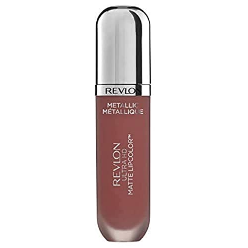 Revlon Ultra HD Metallic Matte Liquid Lipcolor, Liquid Lipstick, Gleam