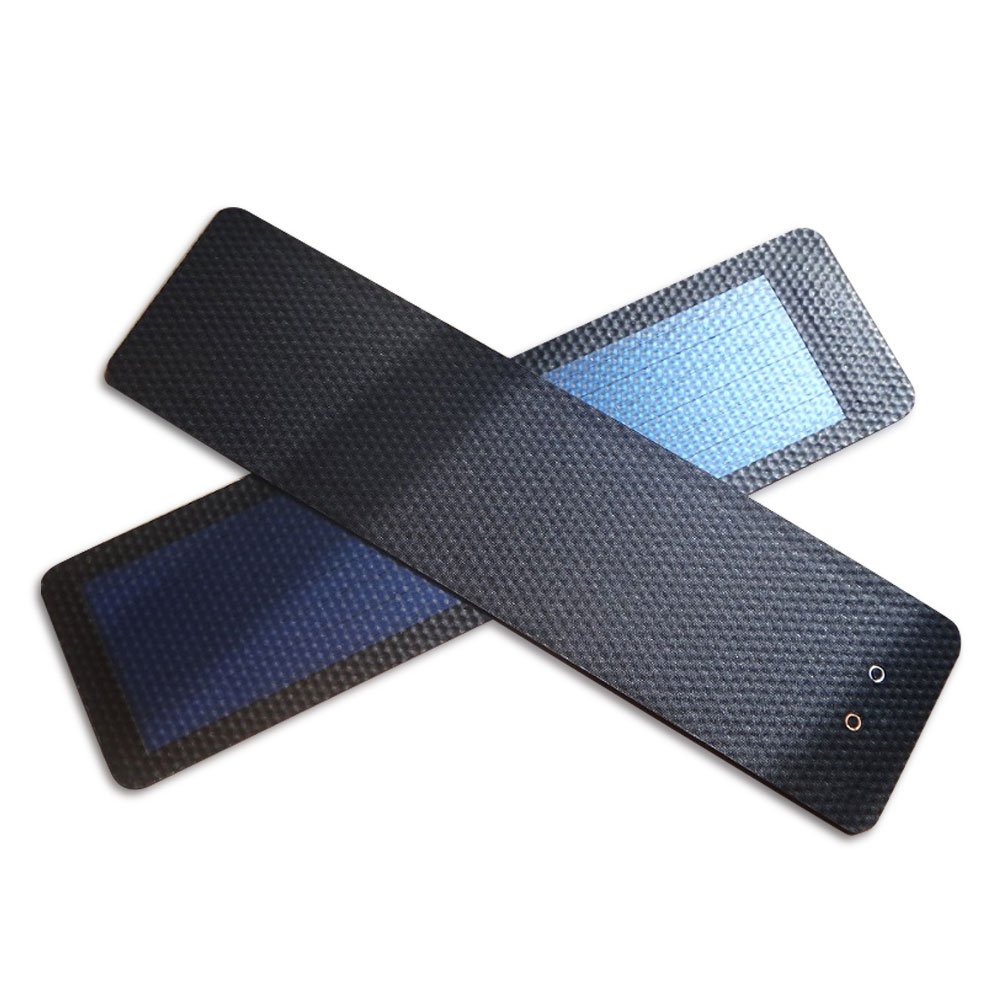 NUZAMAS Flexible Solar Panel Mini Thin Film Solar Cell Battery Charger Solar Energy Charging Home Science Projects 2V 0.5W