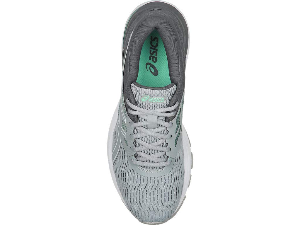 ASICS Women's Gel-Flux 5 Running Shoes, 6M, MID Grey/White/Opal Green