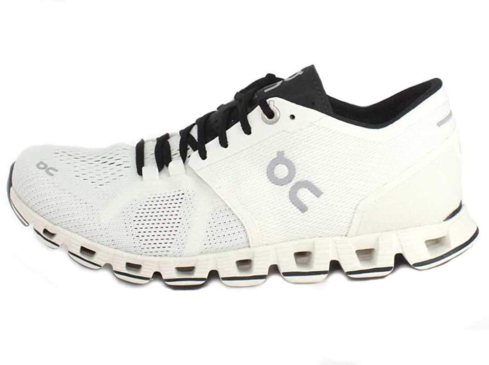 ON Running Women's Cloud X Textile Synthetic Trainers White/Black Shoes, Size 10.5 (M) US, 42.5 EUR