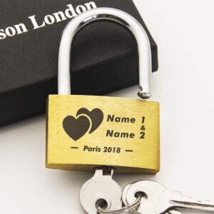 Personalized Engraved PadlockWedding | Annivesary Gift | Present Love Lock Comes in Gift Box