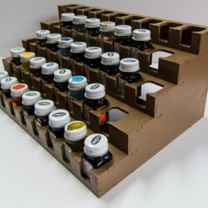 GameCraft Miniatures Paint Rack - Testors Square Enamels