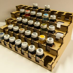 GameCraft Miniatures Paint Rack - Testors Square Enamels