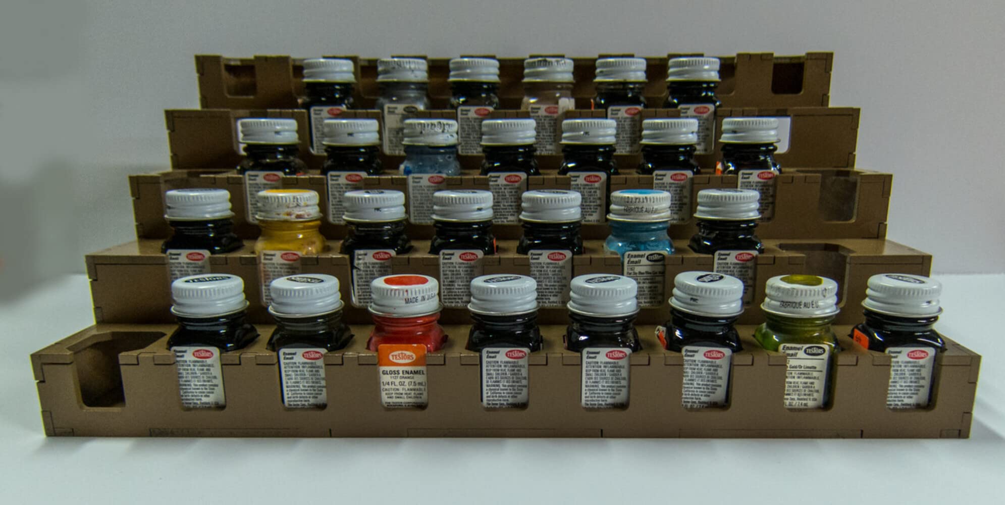 GameCraft Miniatures Paint Rack - Testors Square Enamels