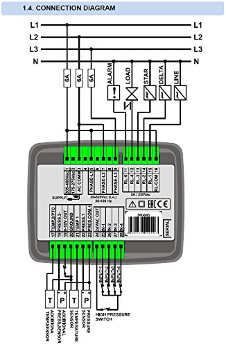 DATAKOM DK-45 Electric Motor Driven Compressor Controller