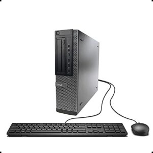 premium dell optiplex 9010 business desktop computer (intel quad-core i7-3770 up to 3.9ghz, 16gb ram, 1tb hdd, dvd, wifi, vga, displayport, usb 3.0, windows 10 professional) (renewed)